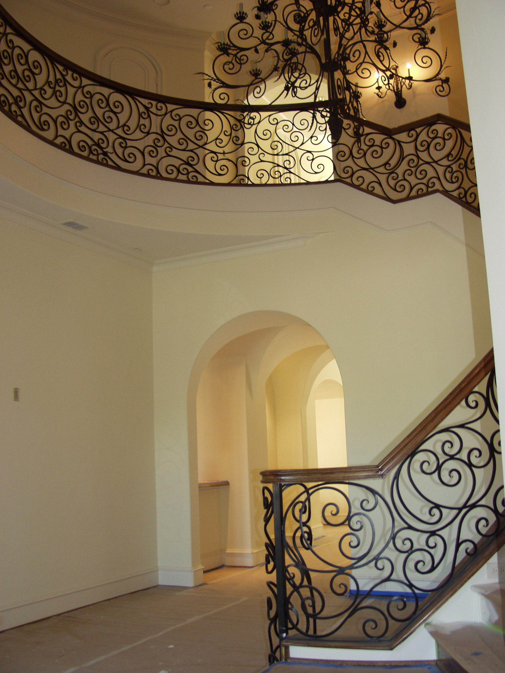 custom iron stair balcony 9 | House of Forgings | Stair and Railing ...