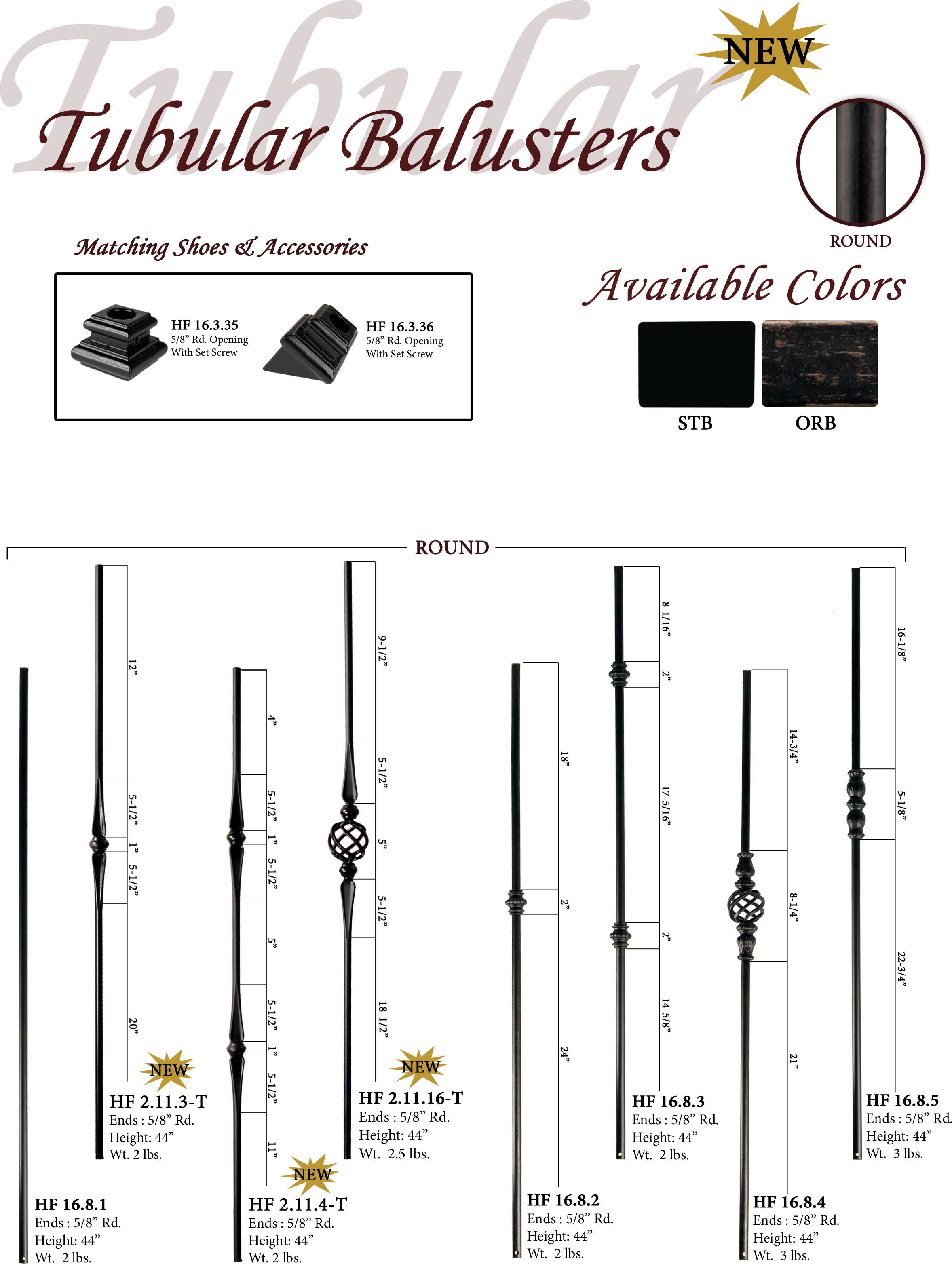 round-tubular-hollow-balusters | House of Forgings | Stair and Railing ...