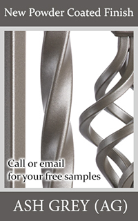 Ash Grey-SideBanner | House of Forgings | Stair and Railing Products