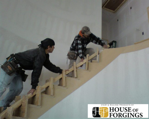 How to Bend Wooden Stair Handrail for Curved Staircases