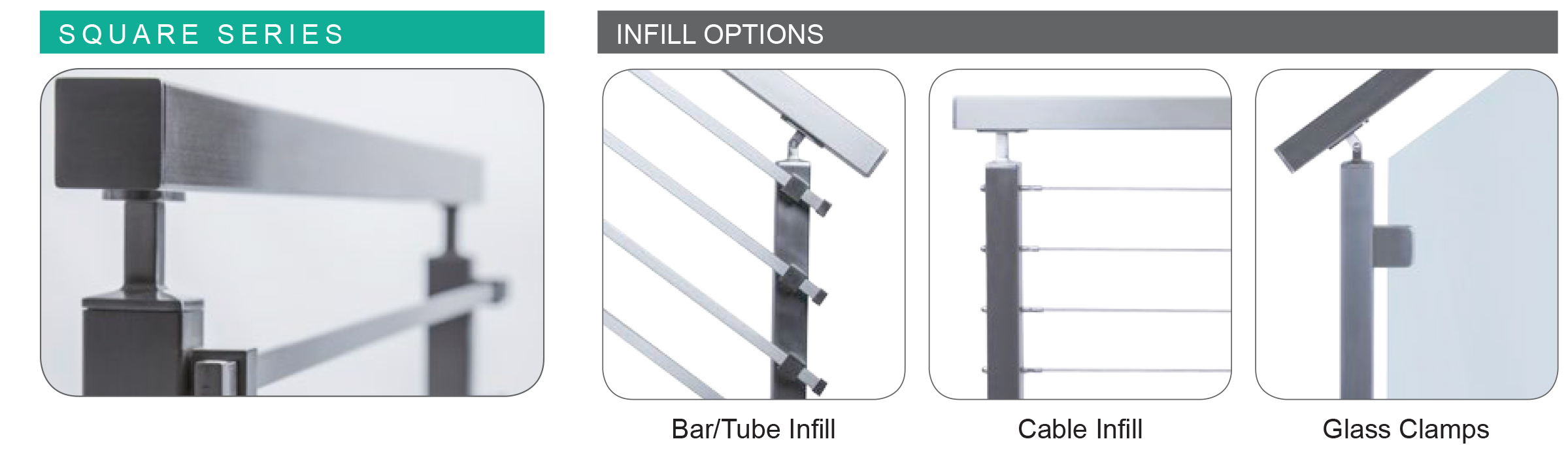 Axia – Square Series | House of Forgings | Stair and Railing Products