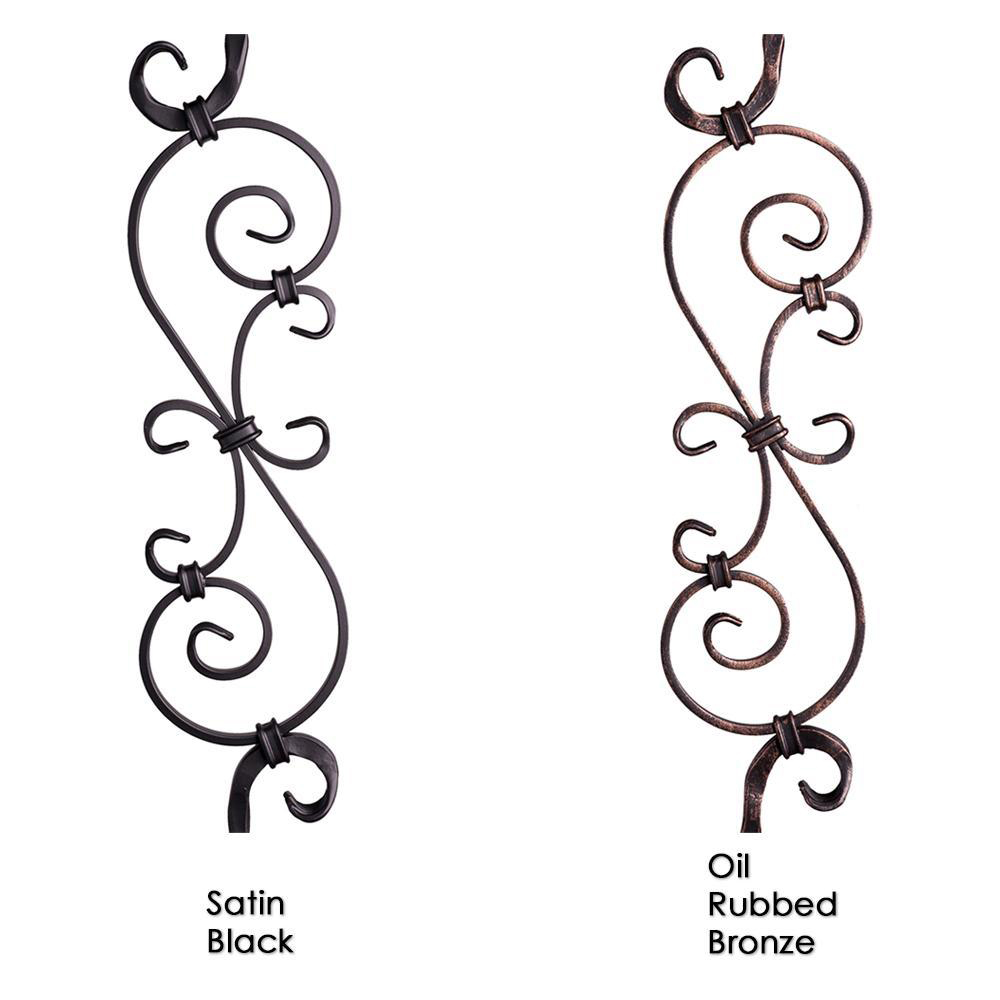 2.9.8 Large Spiral Scroll Iron Baluster | House of Forgings | Stair and ...