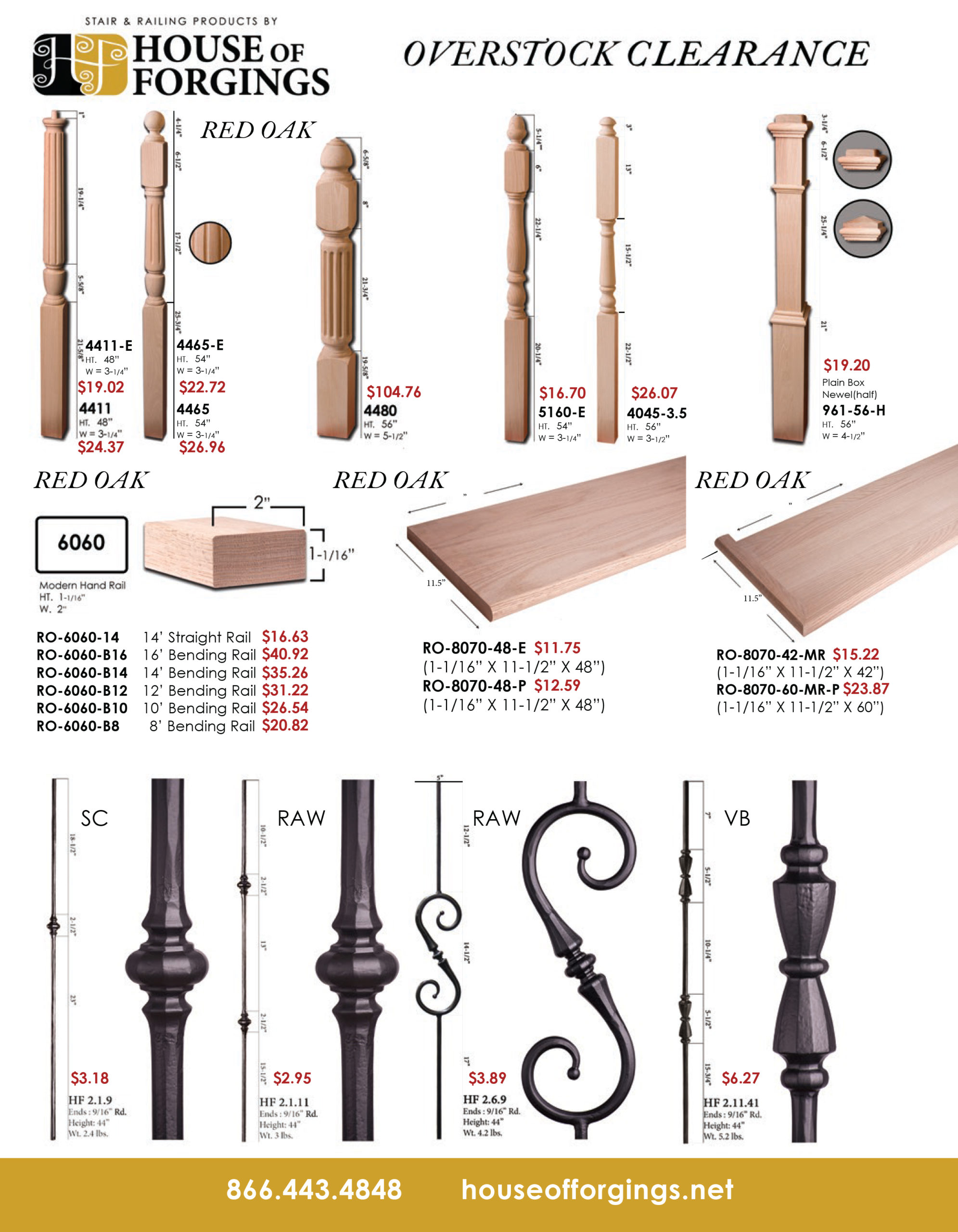 Clearance Stair Parts