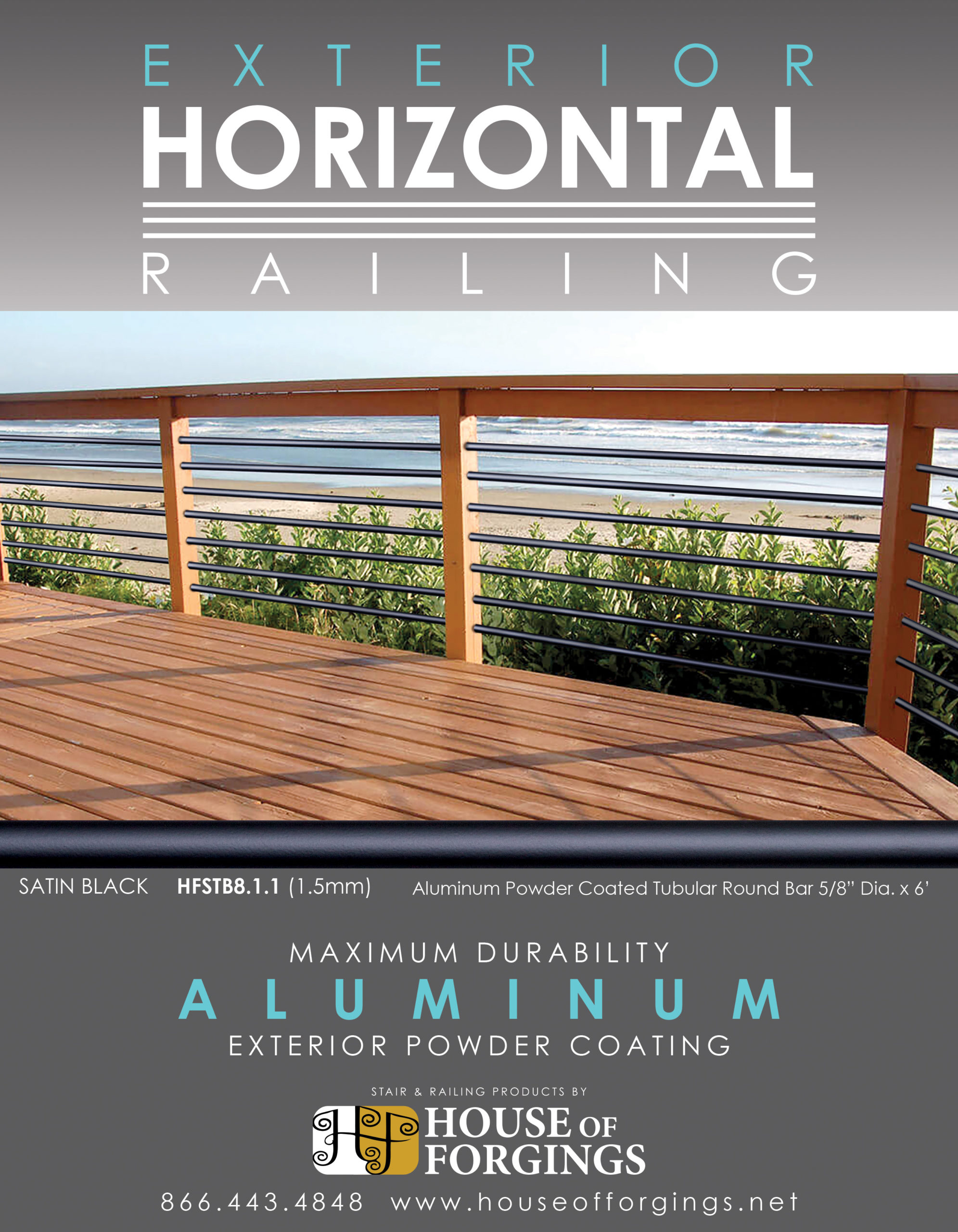 Horizontal Exterior | House of Forgings | Stair and Railing Products