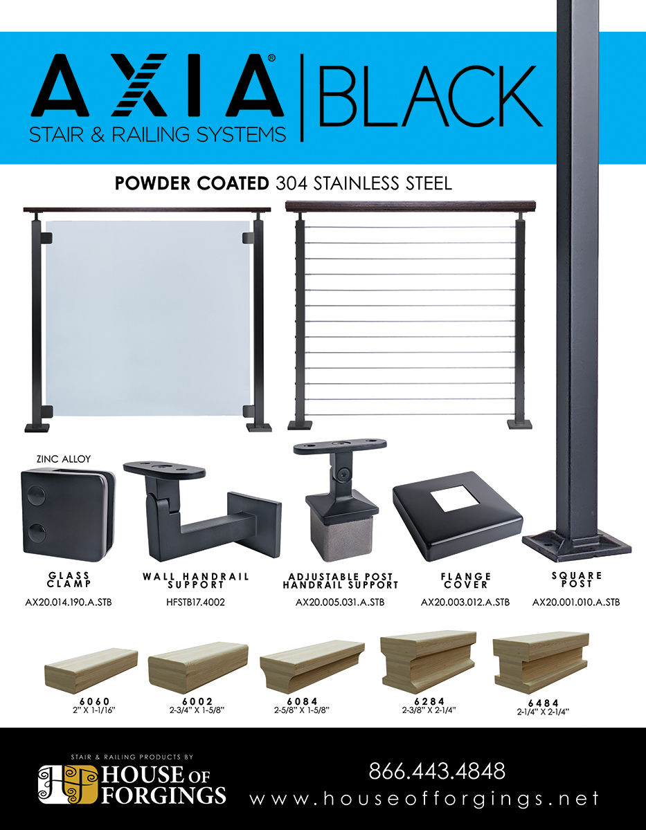 Black Axia-Flyer-Front-Web | House of Forgings | Stair and Railing Products