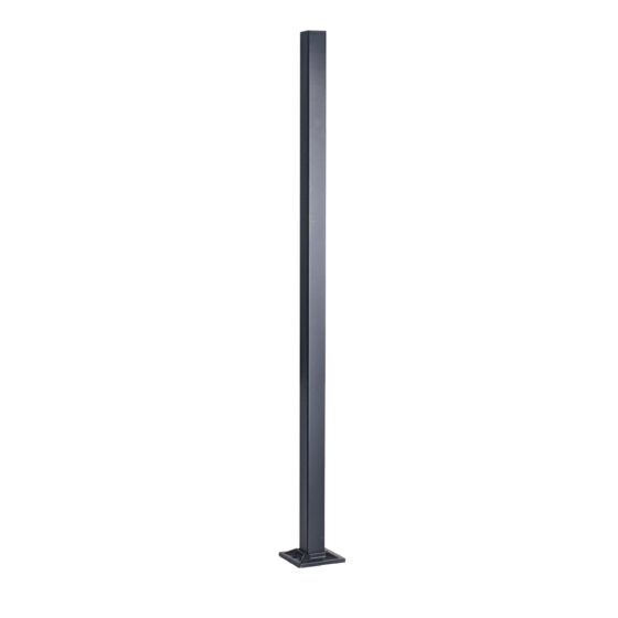 Square Post Options – 40 x 40 x 2 mm – Satin Black | House of Forgings ...