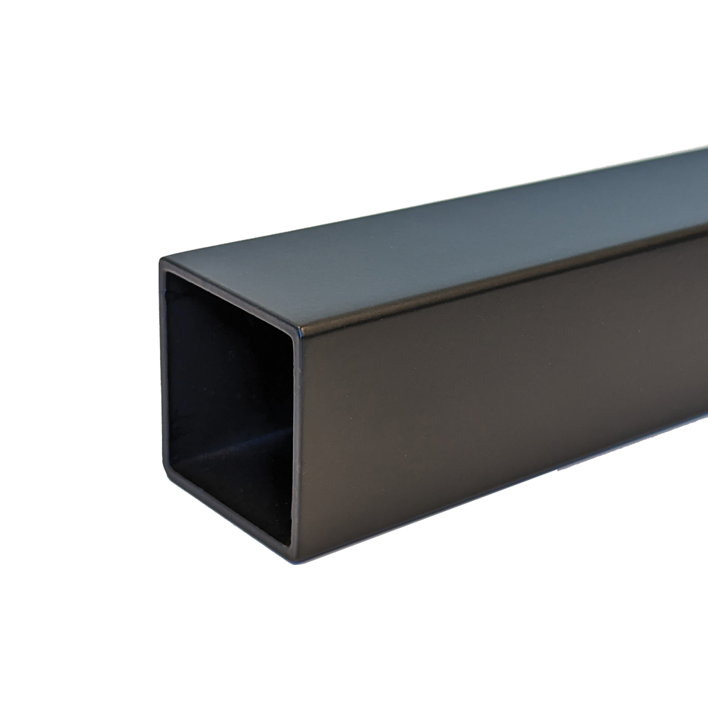 40 x 40 x 2 mm Square Tube Handrail – Satin Black | House of Forgings ...