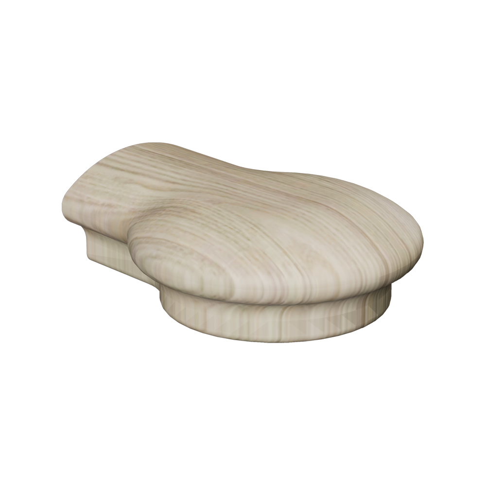 7519 Opening Cap Wood Handrail Fitting | House of Forgings | Stair and ...