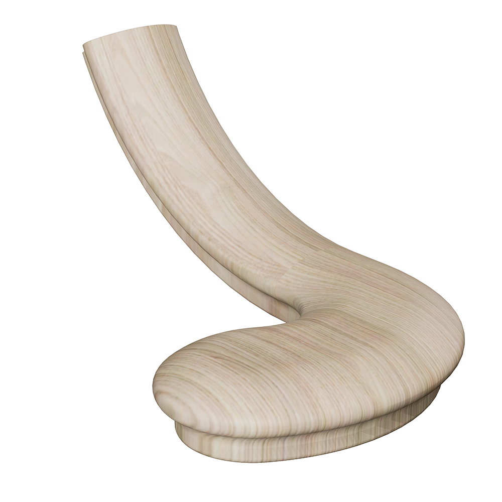 7540 Left Hand Turnout Wood Handrail Fitting | House of Forgings ...