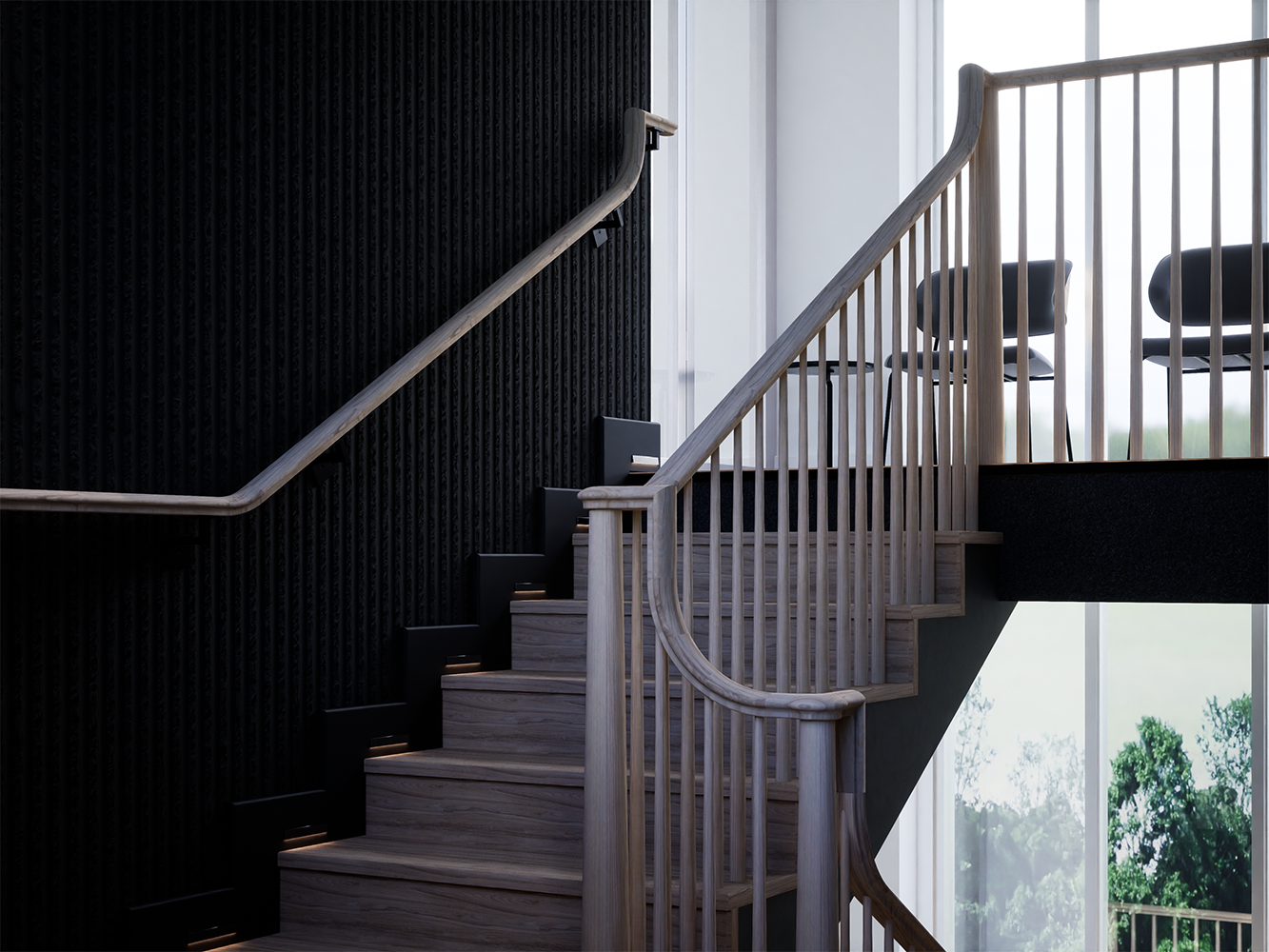 Skandi-Left | House of Forgings | Stair and Railing Products