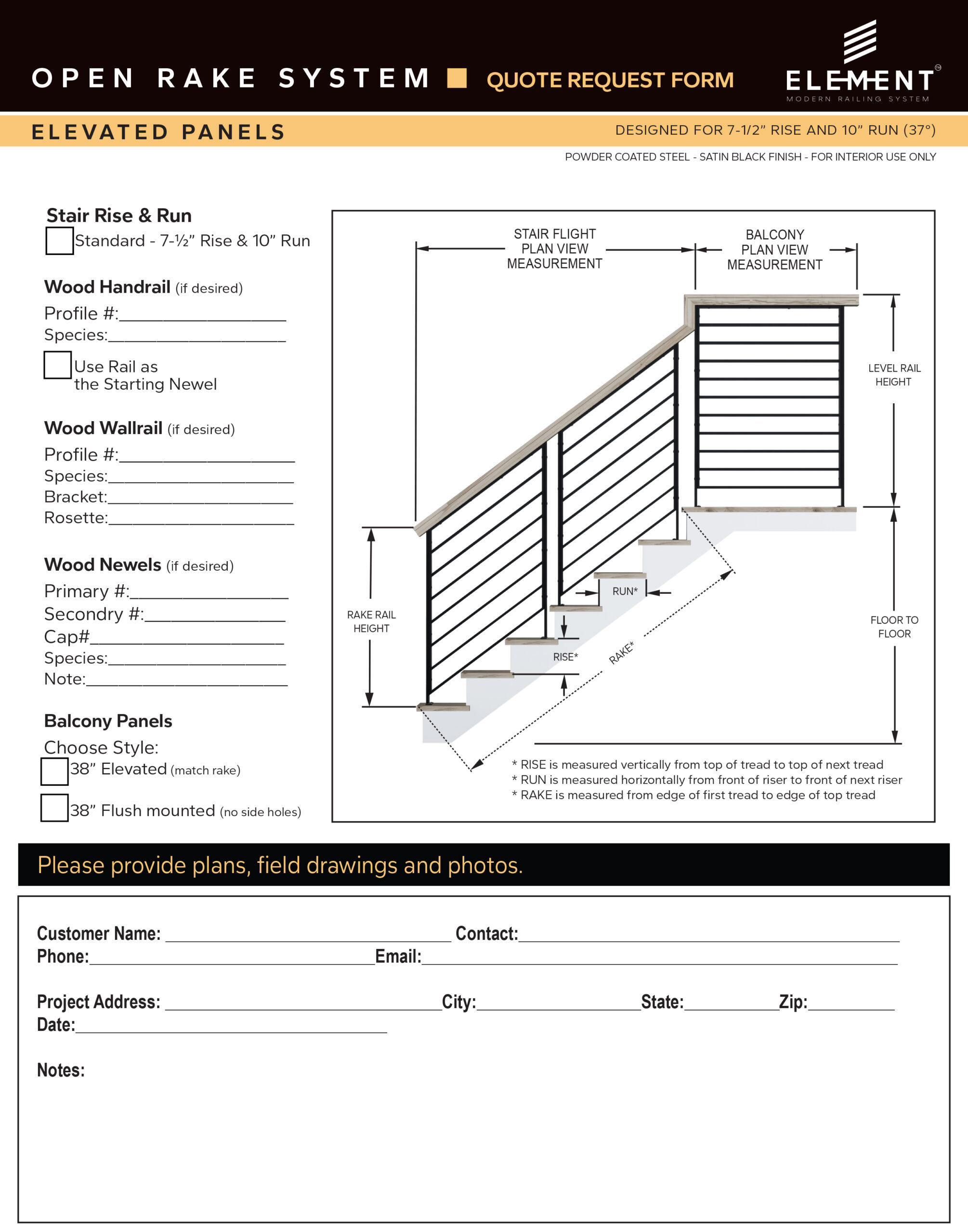 open-rake-quote | House of Forgings | Stair and Railing Products