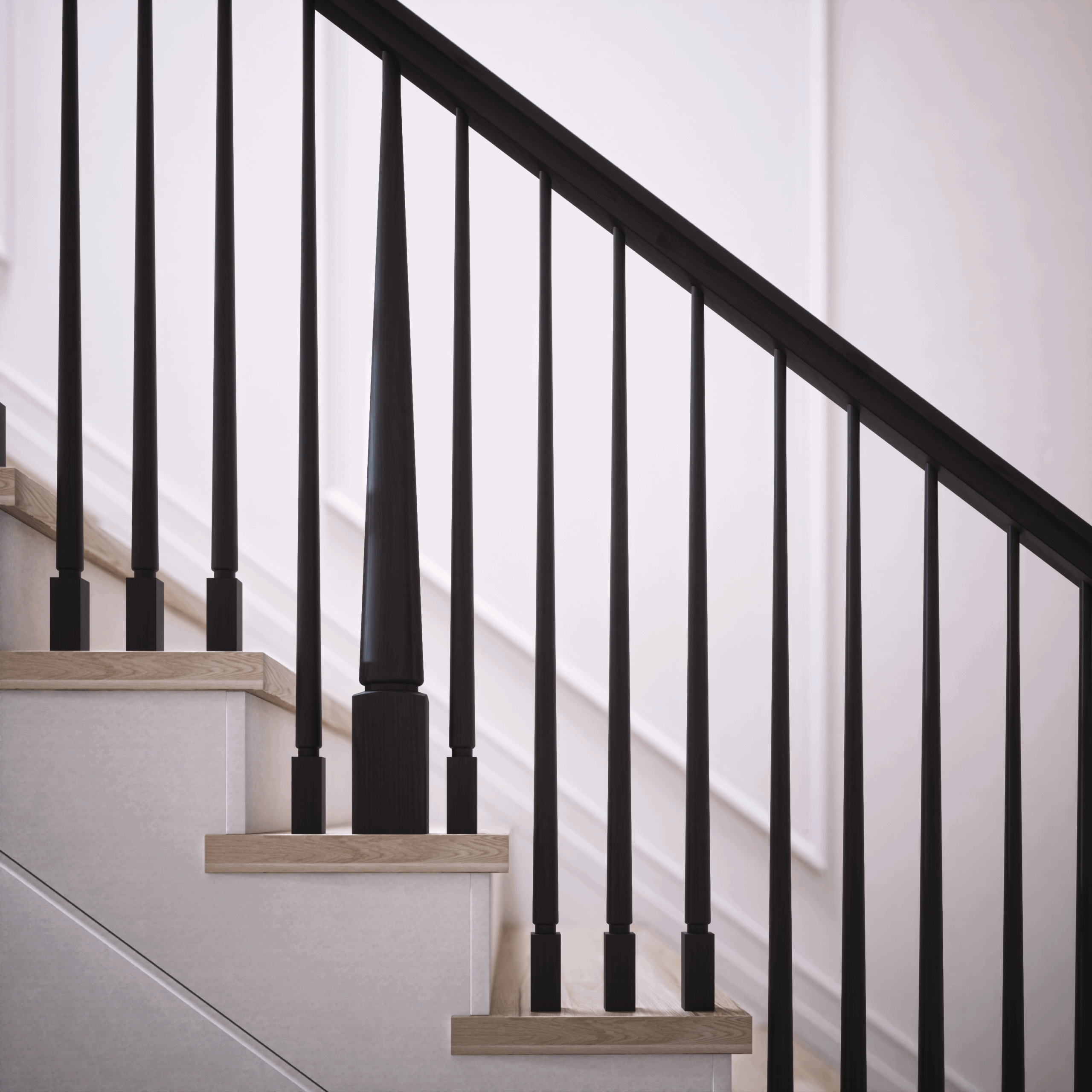 3010-48-SP – 3″ x 48″ Wooden Newel Post – Stabilizer – Rohe | House of ...