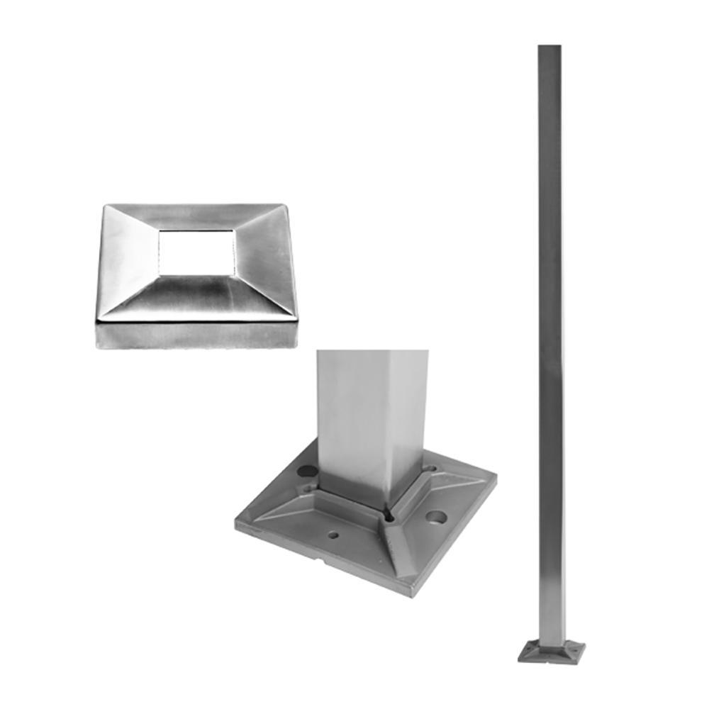Square Post Options 40 X 40 X 2 Mm House Of Forgings Stair And