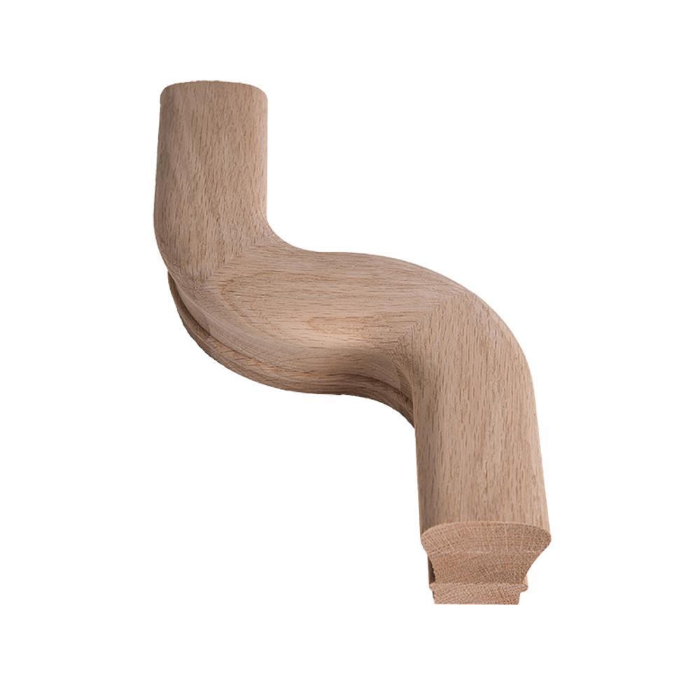 7022-L Left S-Turn Wood Handrail Fitting | House of Forgings | Stair ...