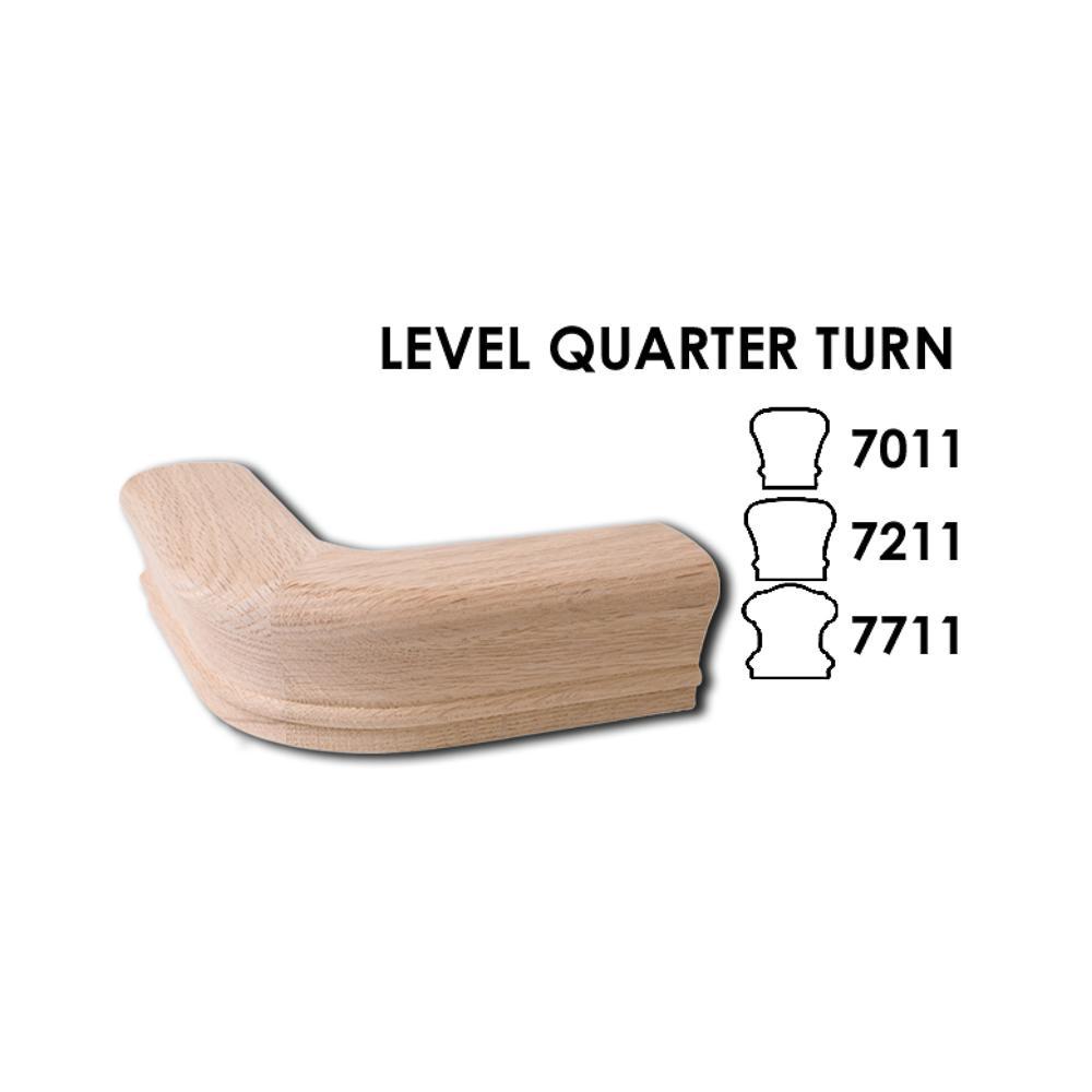 7011 Level Quarter Turn Wood Handrail Fitting | House of Forgings ...