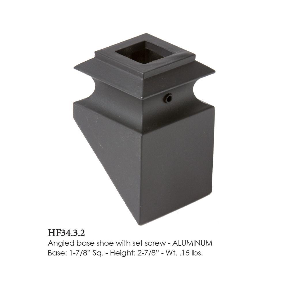 34.3.2 MEGA Angled Base Shoe with Set Screw | House of Forgings | Stair ...