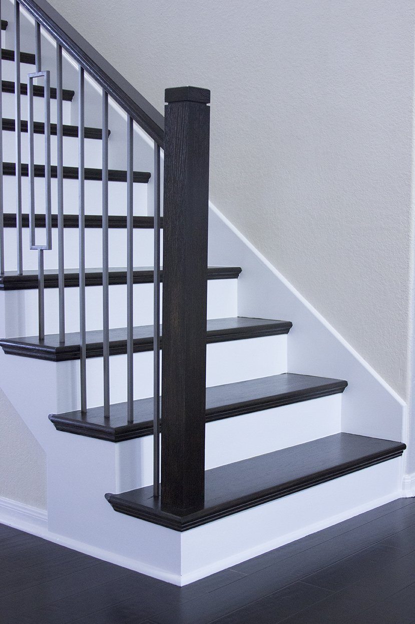 54″ RetroFit Return Tread Kit with Riser | House of Forgings | Stair ...