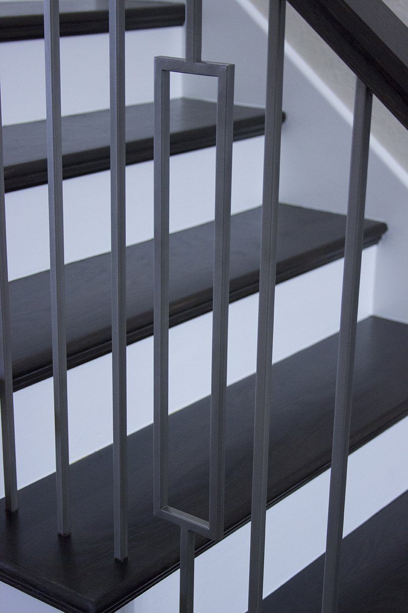 54″ RetroFit Return Tread Kit with Riser | House of Forgings | Stair ...